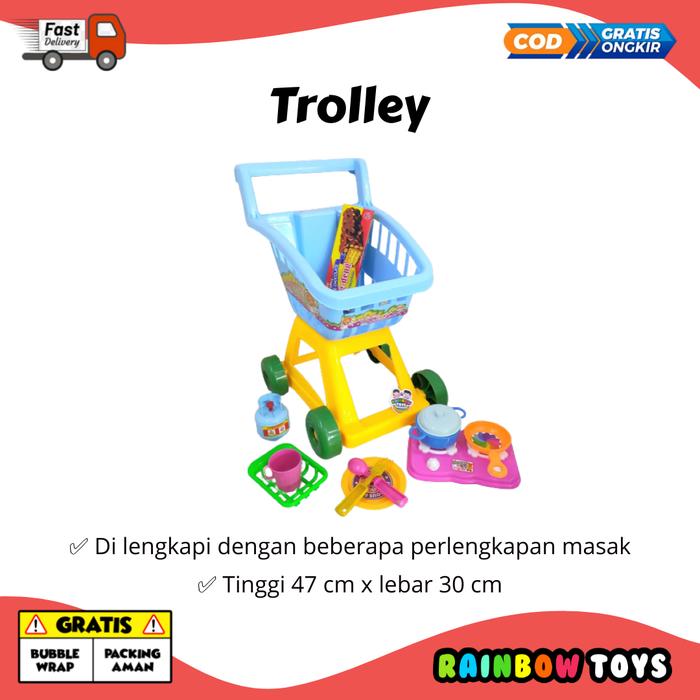Jual Troli Mainan Anak Supermarket Set 101 - Seri 2 Di Seller Velvet ...