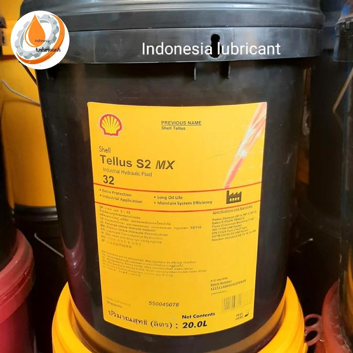 Jual Shell Tellus S2 MX 32 Oil Hidrolik ISO VG 32 100% Original pail 20 ...