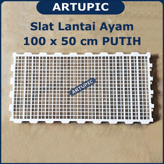 Jual Slat Lantai Ayam Alas Lantai Pijakan 100x50cm PUTIH Kandang Ayam Kelinci Kambing - 100x50cm ...