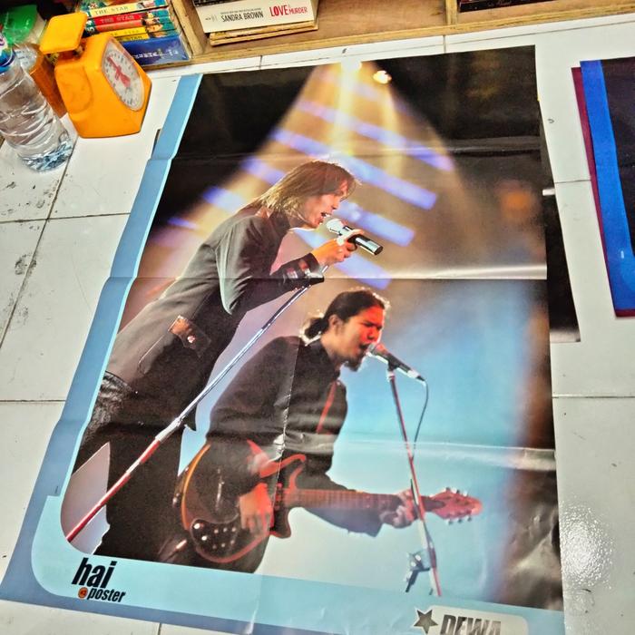 Jual Majalah Hai Poster Rockstars On Stage Poster Arilaso ,rof,dewa ...