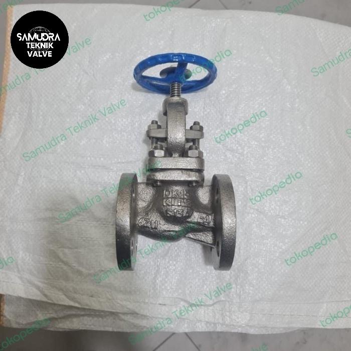Jual globe valve 1/2" inch DN15 SS304 JIS 10K S13A stainless 304 flange - Jakarta Barat ...