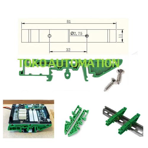 Jual DRG 02 DRG-02 DIN Mounting Bracket Screw PCB DIN Rail Adapter PW93 ...
