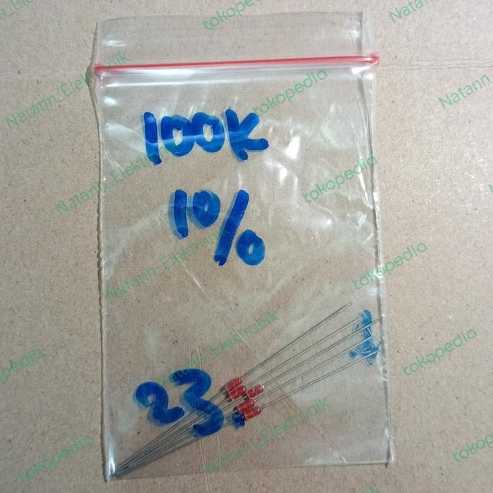 Jual 4101 thermistor sensor suhu ntc model resistor axial kanan kiri ...