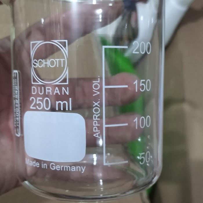 Jual Beaker Glass 250 ml DURAN Low Form Gelas kimia gelas piala - Jakarta Pusat - RedLabs ...