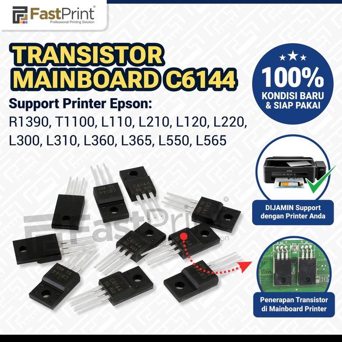 Jual Fast Print Transistor Original C6144 Printer Epson L300, L310 ...