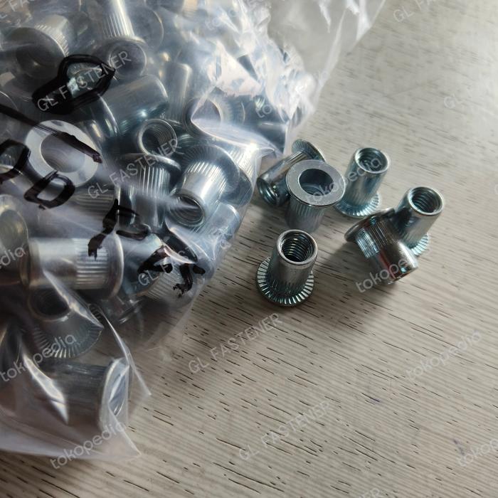 Jual Mur Rivet M8 Putih Besi Galvanis Rivet Nut P 1.25 - Jakarta Barat ...