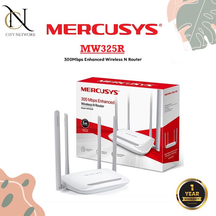 Jual Mercusys MW325R 300Mbps Enhanced Wireless N Router - Jakarta Pusat ...
