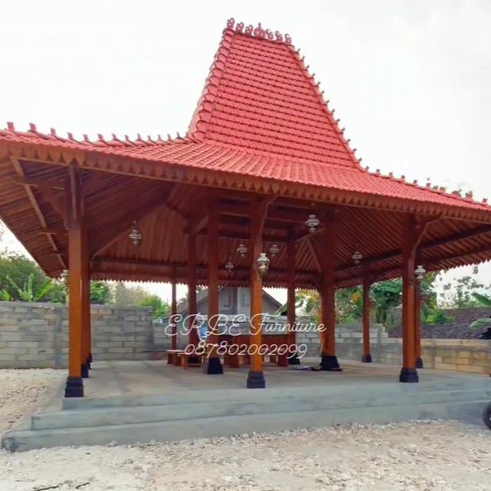 Promo pendopo joglo rumah jawa minimalis kayu jati 9x8 meter - Kab ...