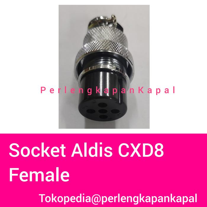 Jual Soket aldis female (kaki 4) / Sambungan lampu aldis - Jakarta ...