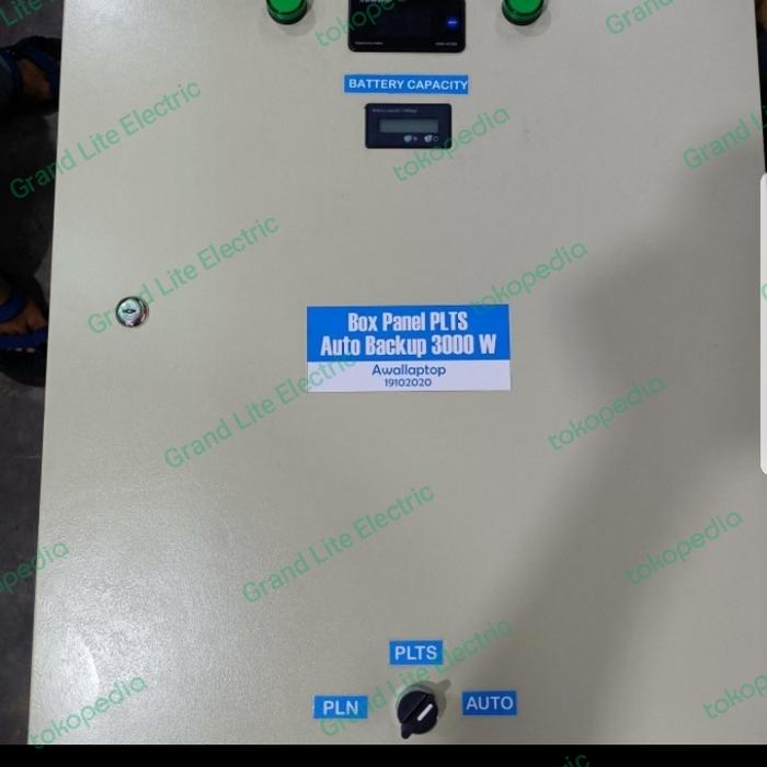 Jual Paket Box Panel PLTS 3000W PSW MPPT 60A Otomatis Panel Surya ...