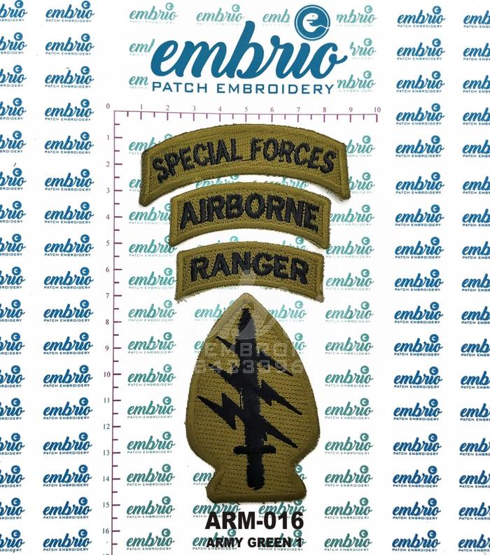 Jual ARM-016-HJ1-B Tab Special Forces Airborne Ranger Operation OCP ...