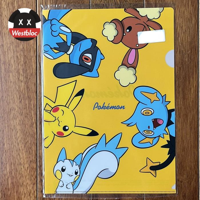 Jual Riolu Pikachu Buneary Pokemon x 7 Eleven A4 Clear File Charizard ...