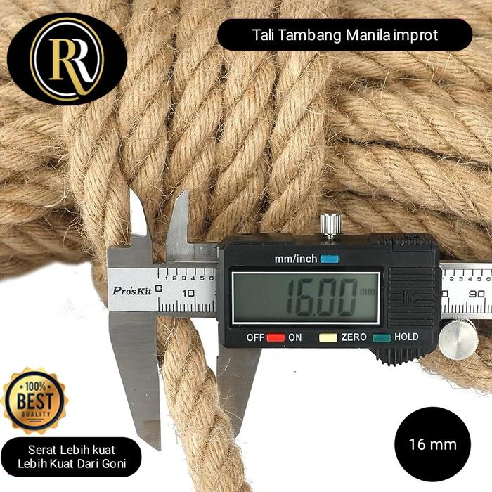 Jual tali tambang besar 16mm 19mm 22mm Manila Tampar Dadung Goni kapal ...