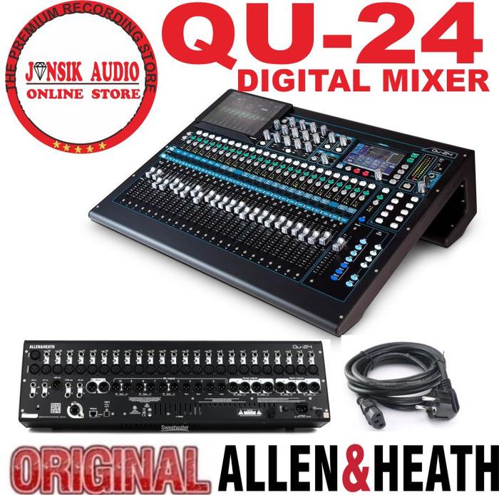 Jual Mixer Allen & Heath Qu-24 24-channel Digital Mixer Allen heath ...