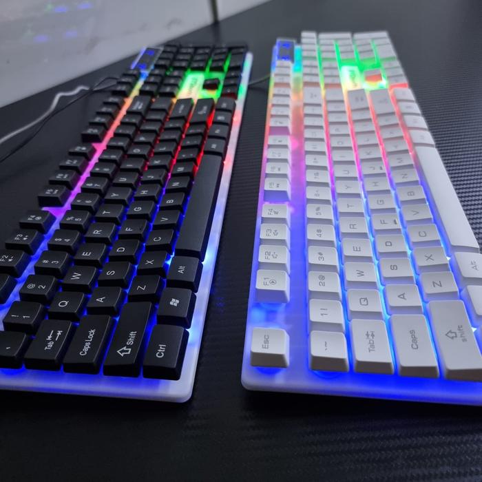 Jual Gaming Keyboard Warwolf K1 - Ice Saber Wolf Semi Mechanical Di ...