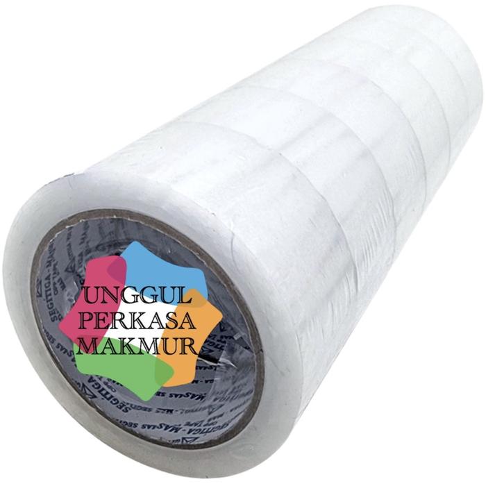 Jual Lakban Bening 2inch 48mm X 90yard Per roll 6pcs Isolasi Selotip ...
