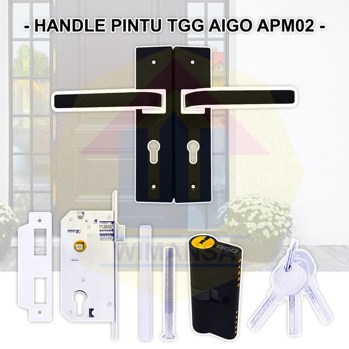 Jual HANDLE PINTU TANGGUNG AIGO APM02 PREMIUM HITAM - Kota Surabaya ...