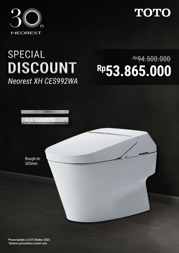 Jual Kloset Sensor TOTO NEOREST XH CES992WA - Jakarta Barat - Makmur ...