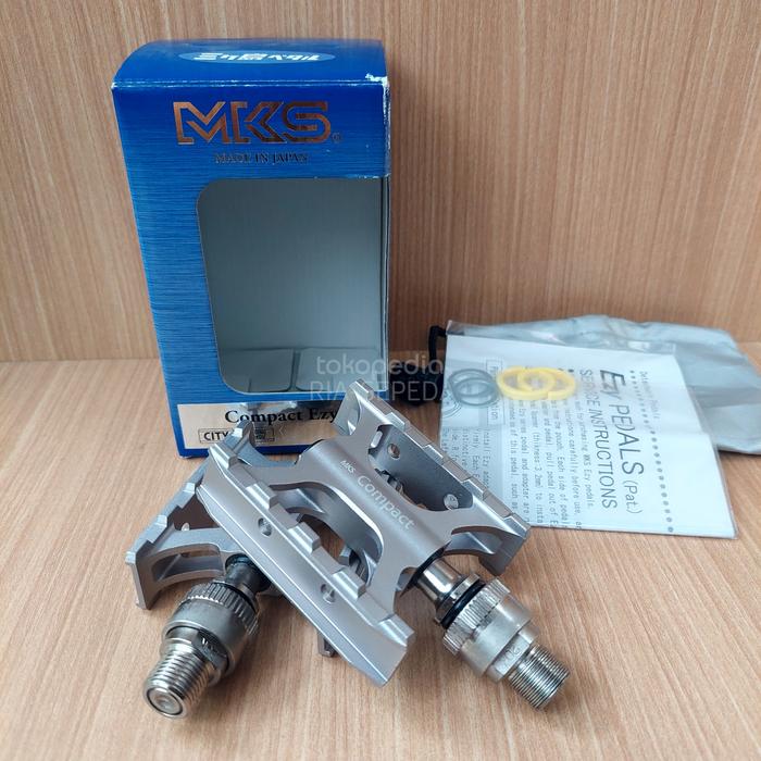 Jual MKS COMPACT EZY PEDAL - GREY - Kab. Tangerang - RIA-SEPEDA | Tokopedia