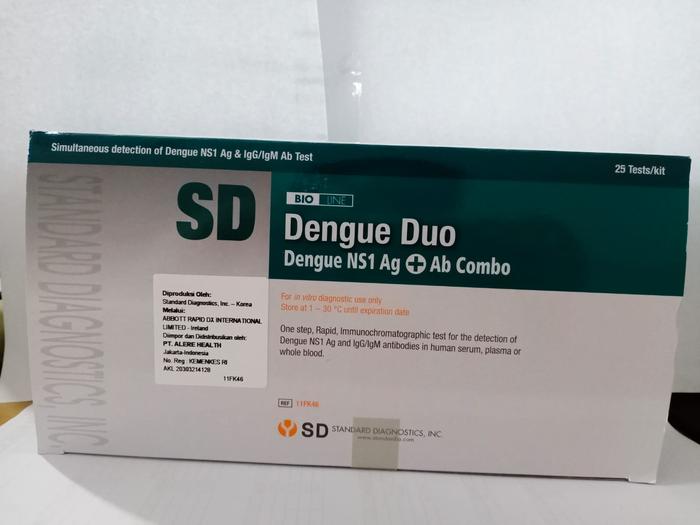 Jual Rapid Test Dengue Duo Combo SD Bioline (NS1 Ag + Ab Combo) - Kota ...