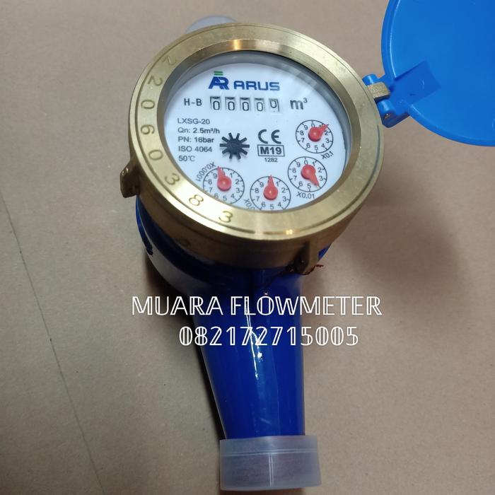Jual Flow meter Arus 3/4 Inch DN 20 - meteran air arus 3/4" - Jakarta ...