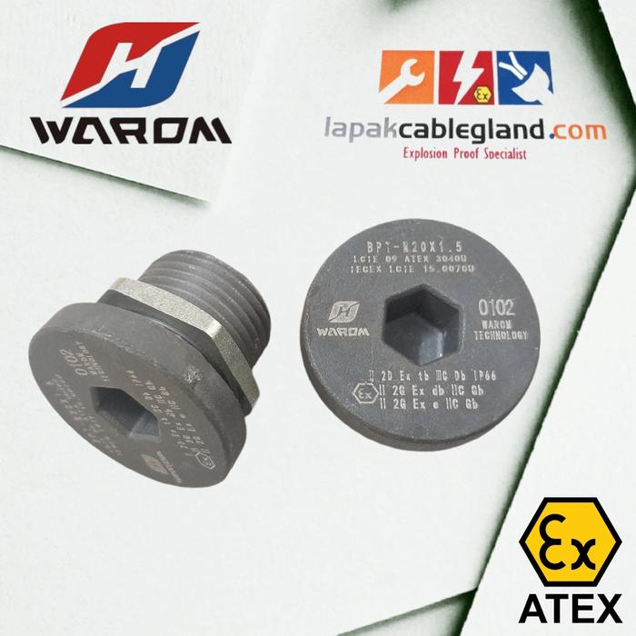 Jual Explosion proof Stopping Plug WAROM BPT M32 Aluminium CMP hawke ...