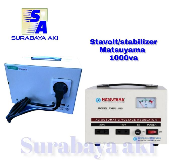 Jual matsuyama 1000va stavolt 1000va stavol 1kva stabilizer 1000va 1kva ...