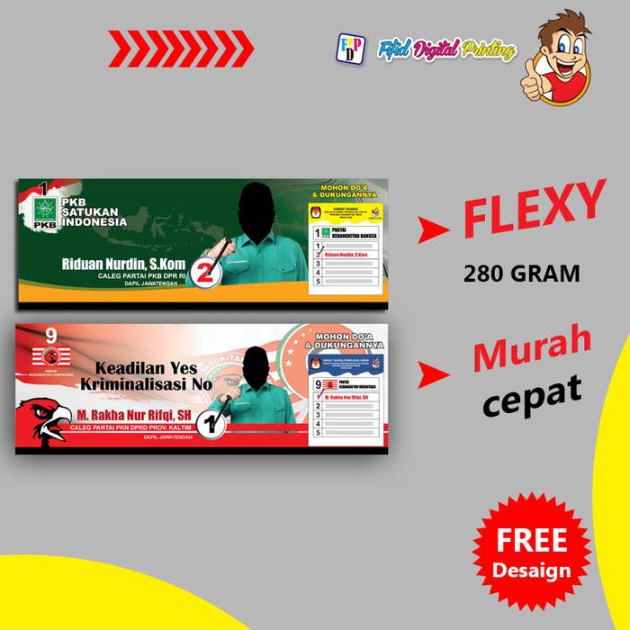 Jual Cetak spanduk caleg 2024 - Kab. Banyumas - fifidprinting | Tokopedia