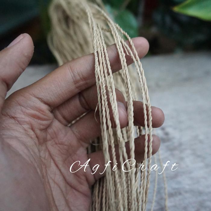 Jual Tali Agel Rajut Souvenir 1 MM Tali Rami Tali Hangtag 80 Meter ...