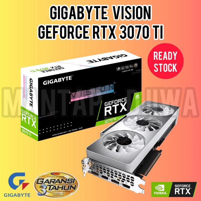 Jual Gigabyte Nvidia Geforce Vision OC RTX 3070 Ti / 3070Ti 8G not 6800 ...