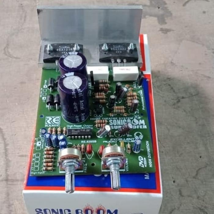 Jual kit power amplifier aktif subwoofer subwofer ranic sonic boom ...