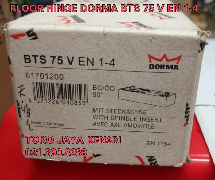 Jual Floor Hinge DORMA BTS 75 / BTS75 V EN 1-4 100% BARU & ORIGINAL ...