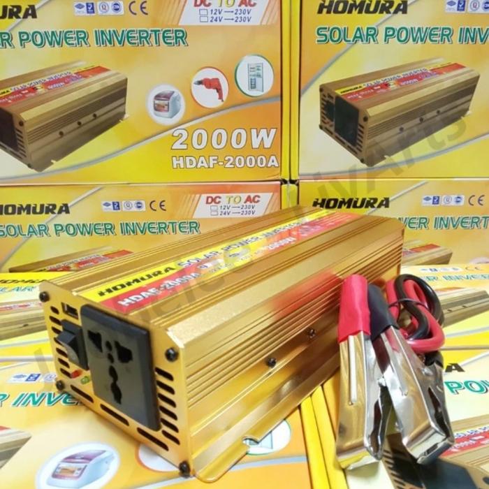 Jual Power Inverter 2000 Watt 2000W DC12V-AC220V Ubah Arus Listrik DC ...