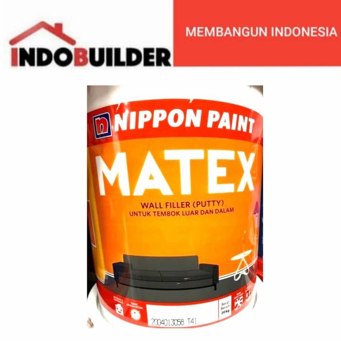 Jual PLAMIR TEMBOK MATEX 20 KG PAIL / WALL FILLER PUTTY DEMPUL TEMBOK ...