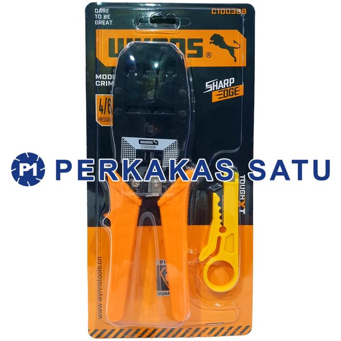 Jual TANG MODULAR CRIMPING TOOL WYNNS C100308 PLUG CRIMPER RJ11 RJ12 ...