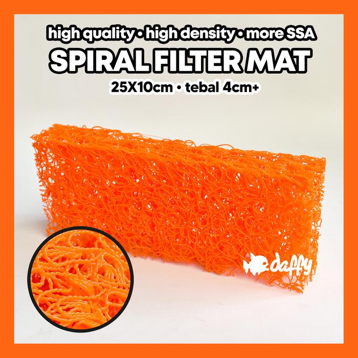 Jual SPIRAL Filter Mat 25x10 cm Japmat Spiral media filter kolam ...