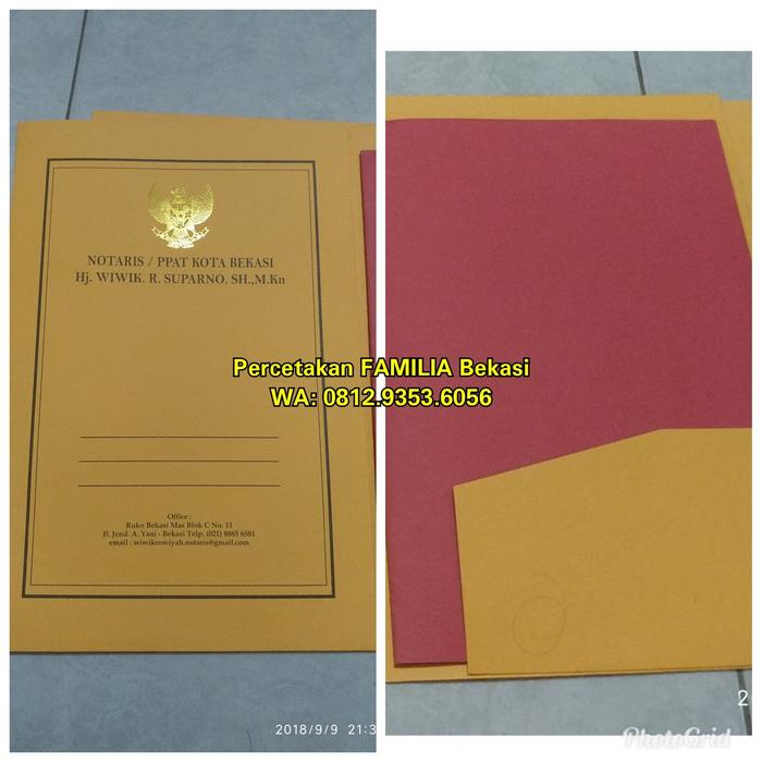 Jual MAP NOTARIS + Logo GARUDA size L - Kab. Bekasi - CV. FAMILIA ADVIN ...