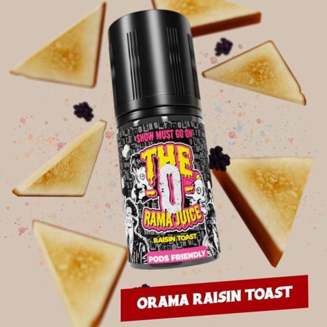 Jual The O Rama Juice V3 Raisin Toast Pods Friendly 30ML / Liquid Orama ...