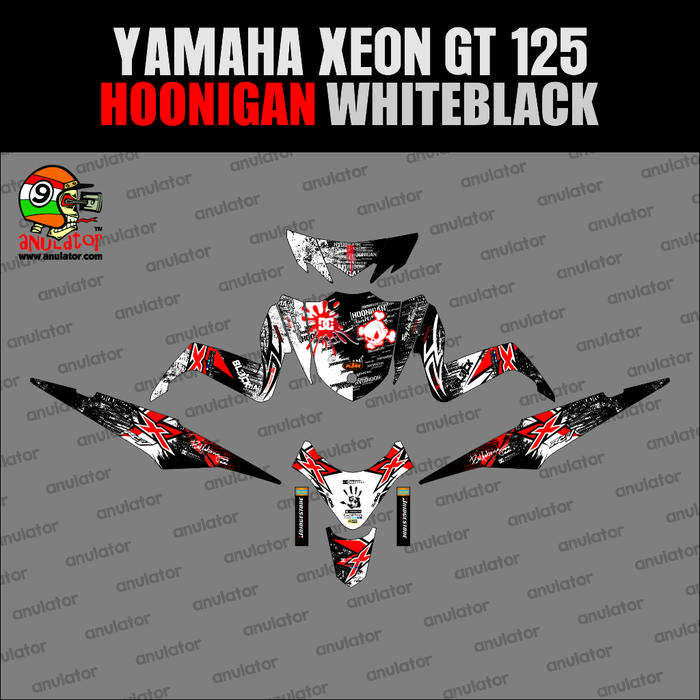Jual Sticker striping motor stike Yamaha XEON GT 125 EAGLE EYES SPEC B ...