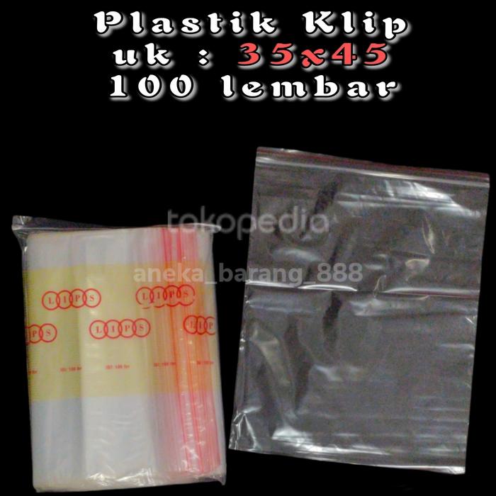Jual plastik klip size 35x45 cm (100 pcs)√ klip besar √ plastik ziplock ...