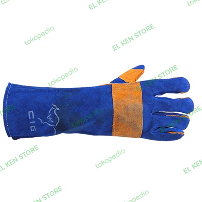 Jual Sarung Tangan CIG 6530 Blue Sarung Tangan Las Kevlar Blue - Kota ...