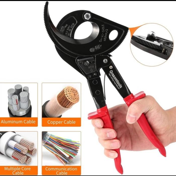 Jual TANG POTONG KABEL BESAR 400mm MODEL RATCHET HS-520A - Jakarta ...