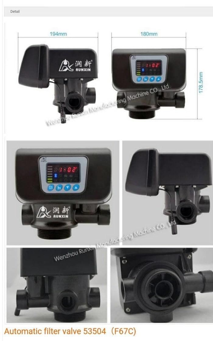 Jual Kepala Filter 3 Way Otomatis / Automatic 3 Way Valve Head - F67C1 ...