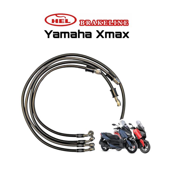 Jual Selang Rem HEL Xmax Old New Connected - brakeline carbon steel ...