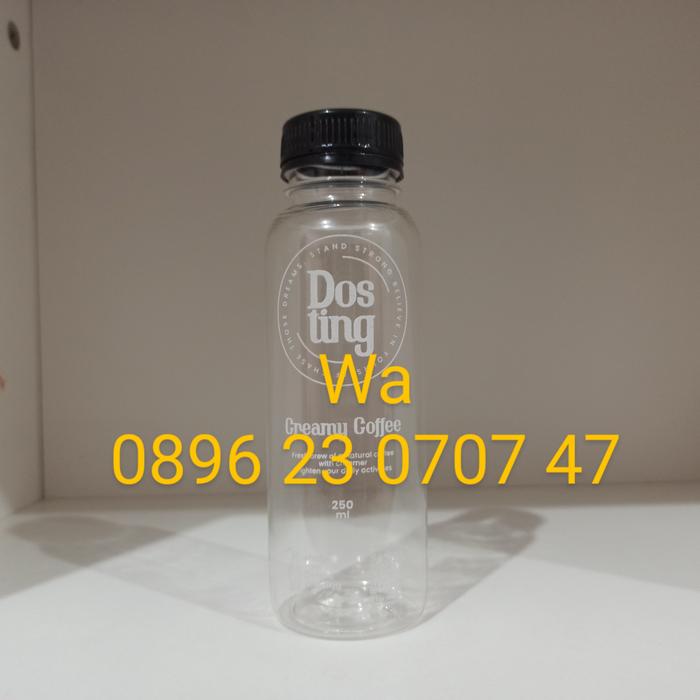 Jual Sablon Botol Plastik 250ml jus minuman kopi es - Kota Depok ...