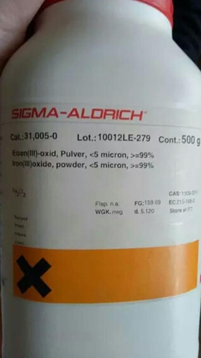Jual Iron(III) oxide / Fe2O3 / Iron Oxyde / Besi III Oksida - Kota ...