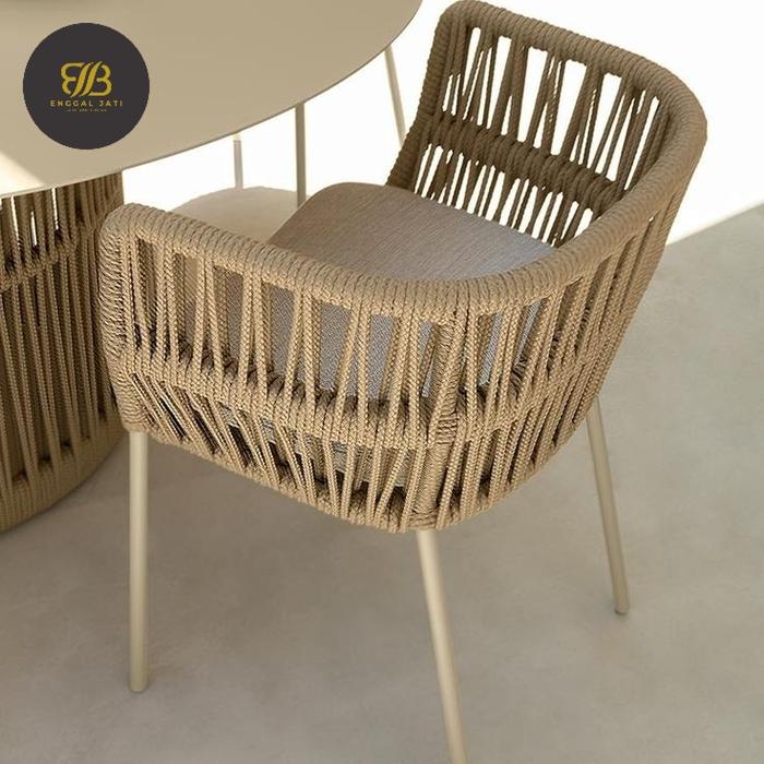 Jual kursi makan rotan sintetis,kursi cafe, kursi anyaman rope - Kab ...