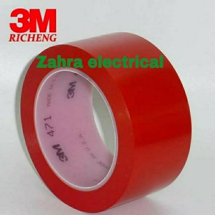 Jual Floor Marking Tape 3 M 471 Red - Lakban Lantai 3 M 471 Merah - Kota Tangerang ...