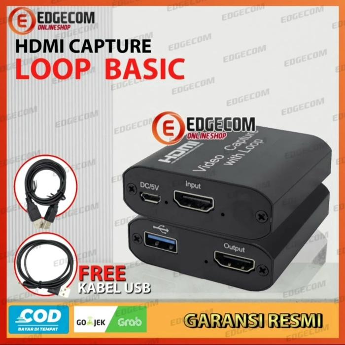 Jual HDMI VIDEO CAPTURE USB 3.0 UHD 4K WITH AUDIO - LOOP BASIC ...