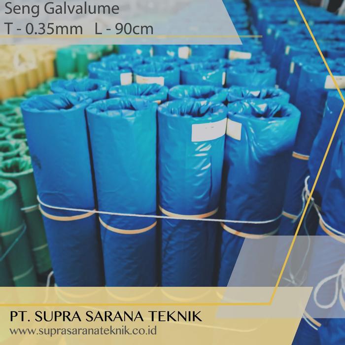 Jual Seng talang galvalum 0.35 mm L 90 cm Plat Zincalume bjls SNI ...